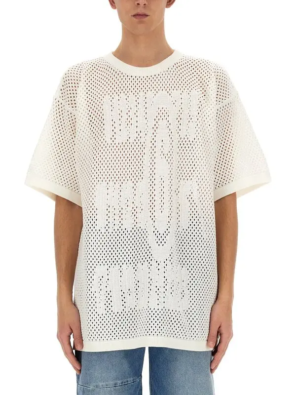 MAISON MARGIELA T-shirt With Logo - Black