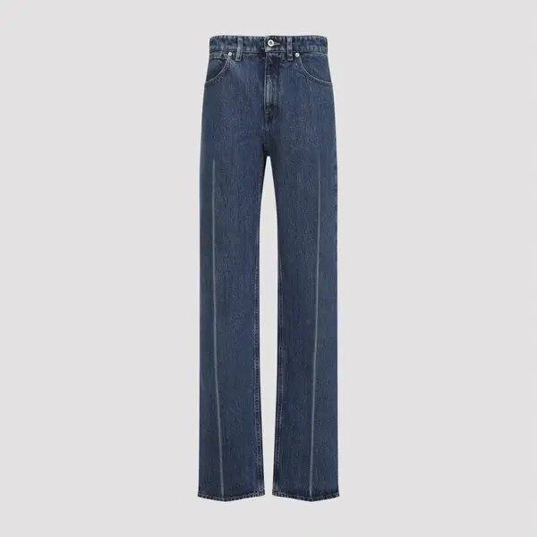 JIL SANDER 114 Treated Trousers - Blue