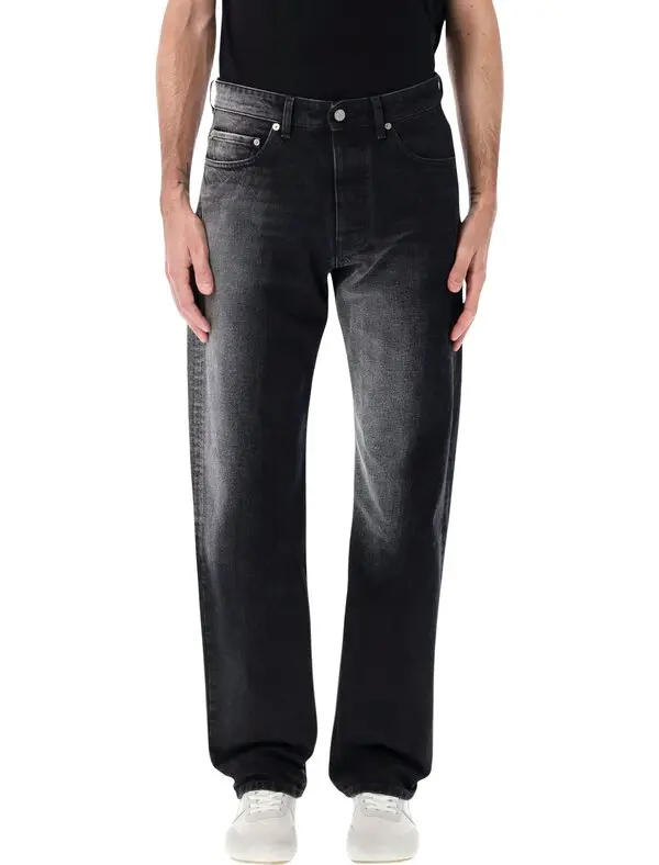 MAISON MARGIELA Straight-leg Jeans In Faded Wash - Black