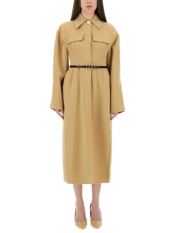 Sportmax Wool Coat - Beige