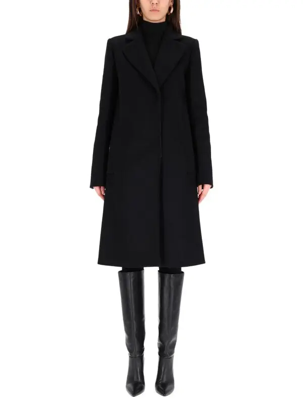 Sportmax Virgin Wool Coat - Black