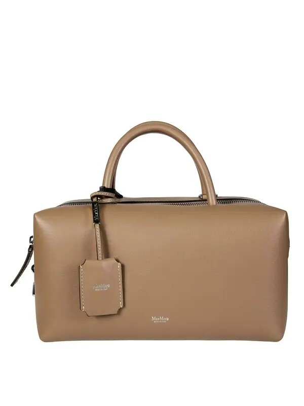 MAX MARA ACCESSORI Max Mara Skippers Textured-leather Shoulder Bag