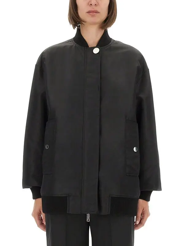 Sportmax Zebu Bomber Jacket - Black