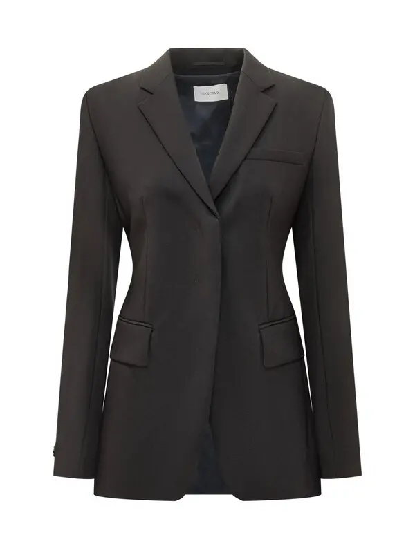 Sportmax Elegant Virgin Wool Blazer