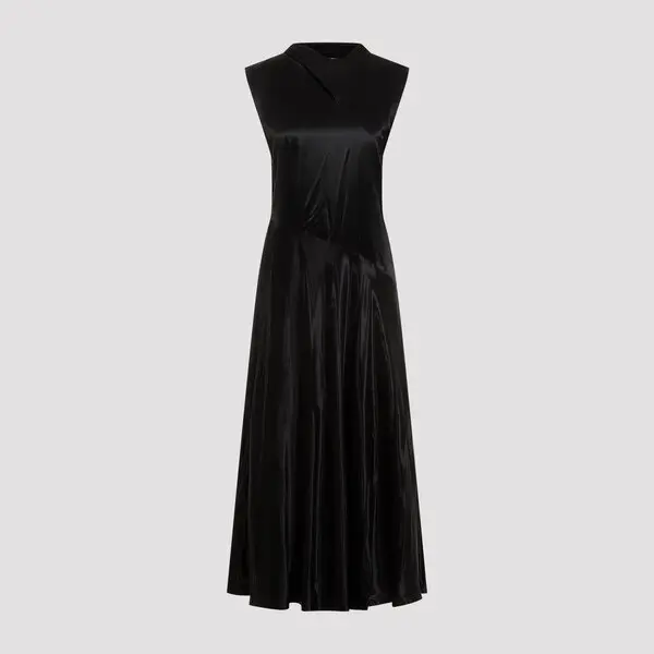 JIL SANDER Sleeveless Long Dress - Black