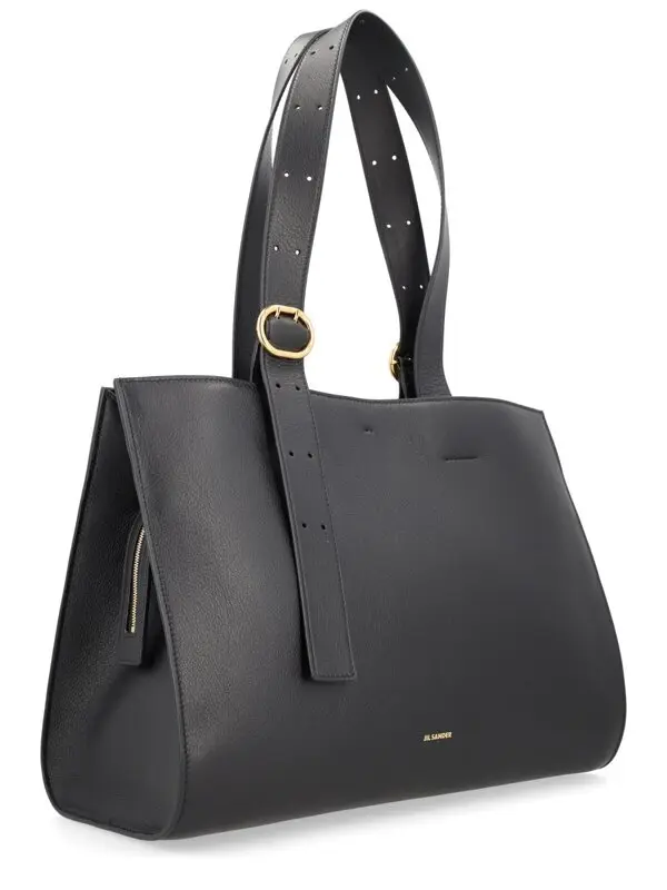 JIL SANDER Calf Leather Tote Bag
