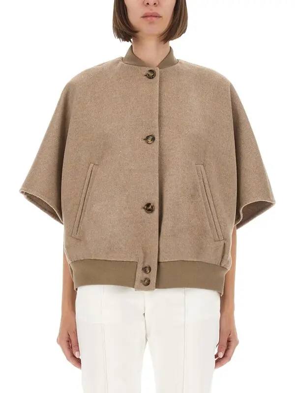 Max Mara Leticia Button-up Coat - Beige