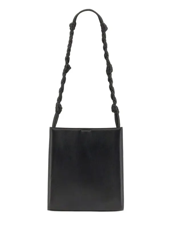 JIL SANDER Medium Tangle Leather Shoulder Bag