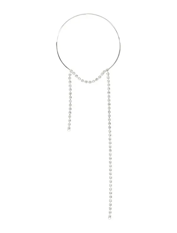 MAISON MARGIELA Crystal Chain Necklace - Silver
