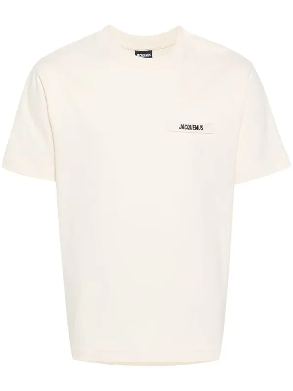 Jacquemus Classic Grosgrain T-shirt - Beige