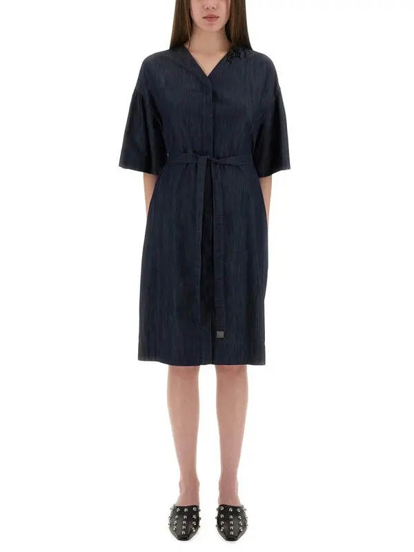 Max Mara Dania Mini Dress - Denim