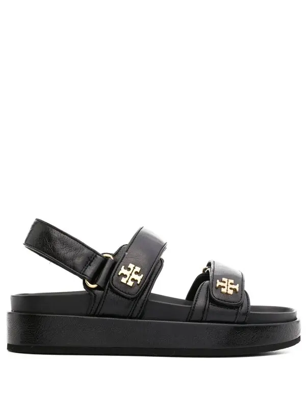 Tory Burch Low Heel Sandals With Embellished Closure