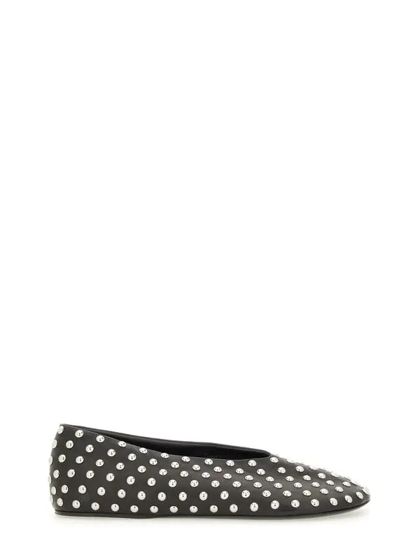 JIL SANDER Nappa Ballerina - Black