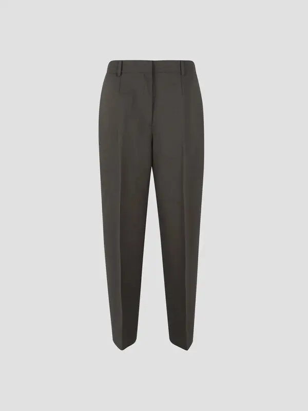 TOTEME Tailored Trousers - Forest