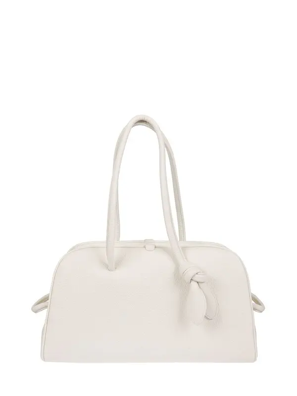 Jacquemus The Turismo Small Soft Bowling Bag - Ivory