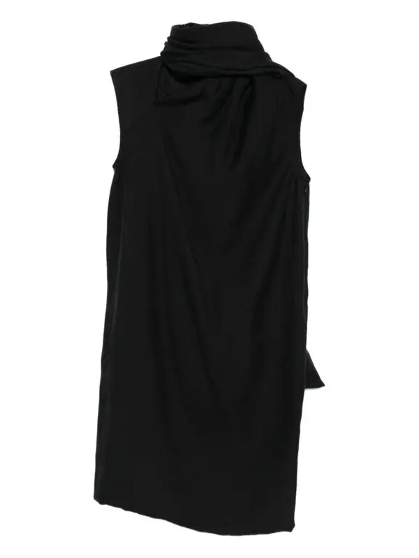 TOTEME Midi Dress With Scarf Detail - Black
