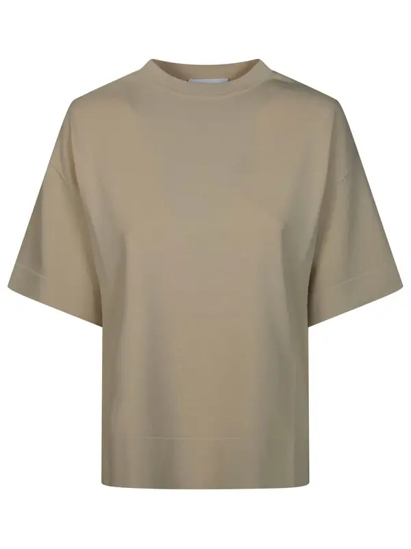 Alpha Studio Long Split Hem T-shirt For
