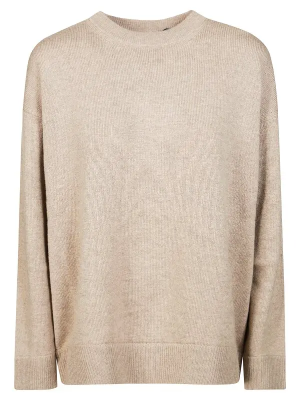 Max Mara Ribbed Knit Crewneck Sweater