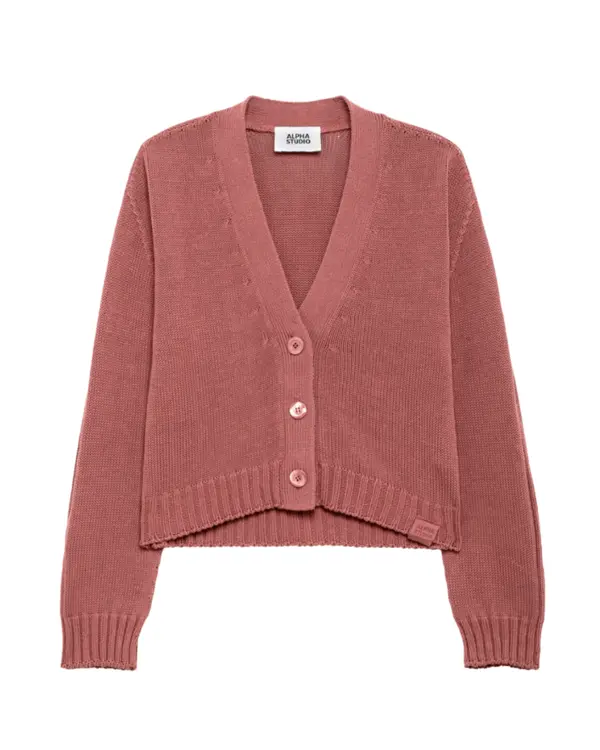 Alpha Studio Mini Cotton Sweater For Ss26 Collection