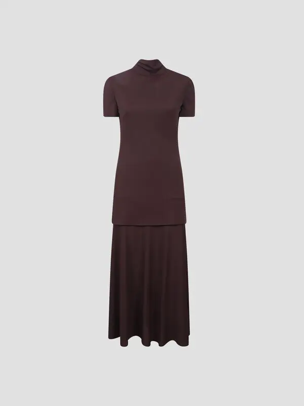 JIL SANDER High Neck Mini Dress