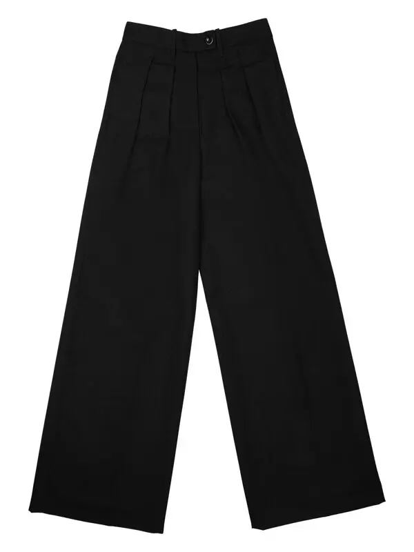 NINE:INTHE:MORNING Wide Leg Trousers - Black