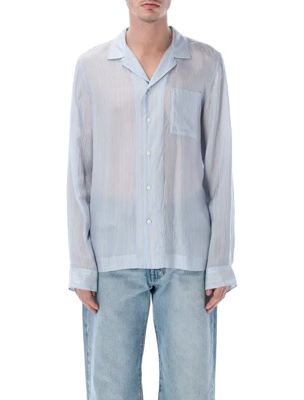 Dries Van Noten Clasen Shirt Print - Blue