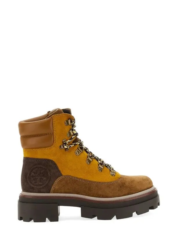 Tory Burch Miller Suede Boots - Beige
