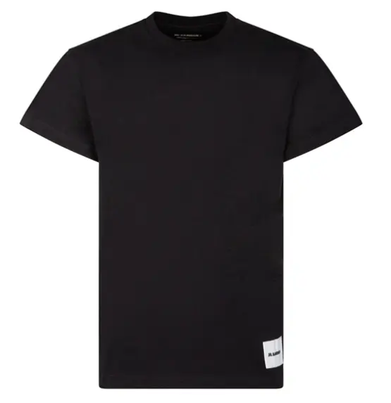 JIL SANDER 3-pack' T-shirt Set - Black