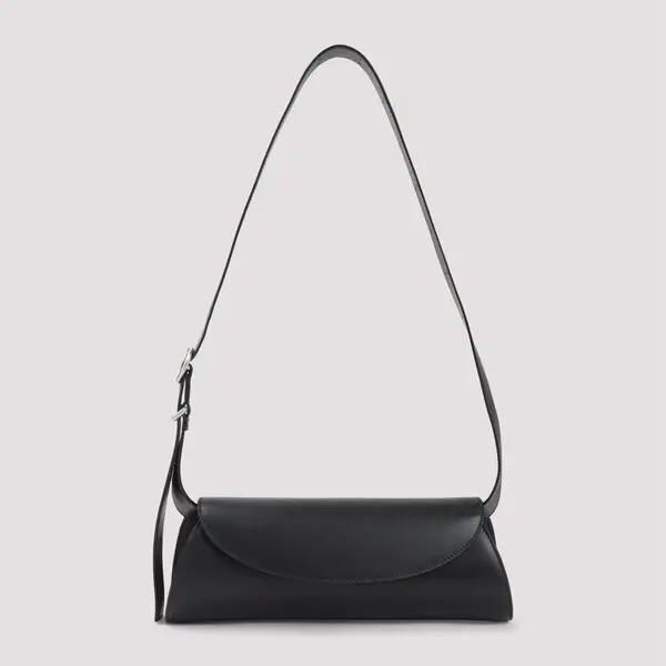 JIL SANDER Mini Cannolo Handbag - Black