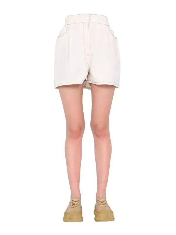 SUNNEI X ELEONORA BONUCCI Logo Patch Shorts