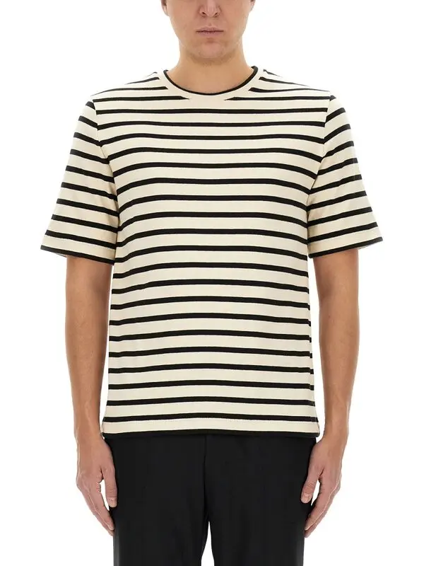 JIL SANDER Stripe Print T-shirt