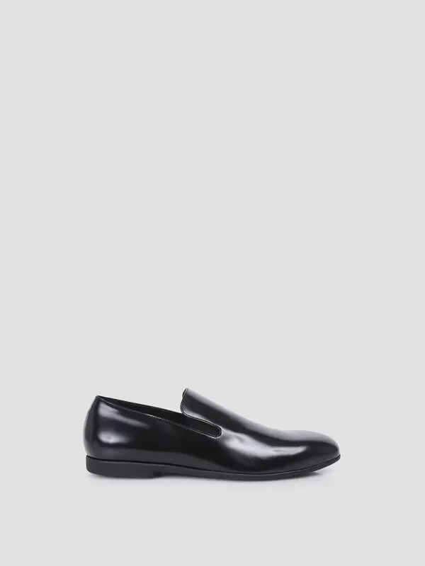 JIL SANDER Sophisticated Leather Loafer - Black