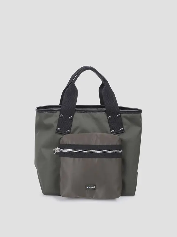 Sacai Medium Pocket Tote Handbag