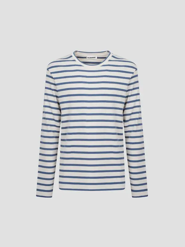 JIL SANDER Long Sleeve Classic T-shirt - Cornsilk