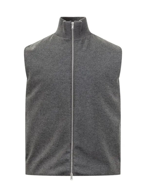 JIL SANDER Wool Zip Gilet For Fall 2025 - 032