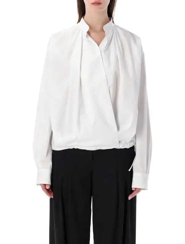 Dries Van Noten Wide-leg Pleated Cotton Trousers - White