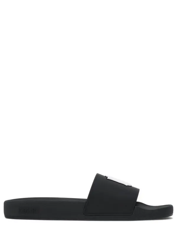 Amiri Rubber Slip-on Sandals - Nero
