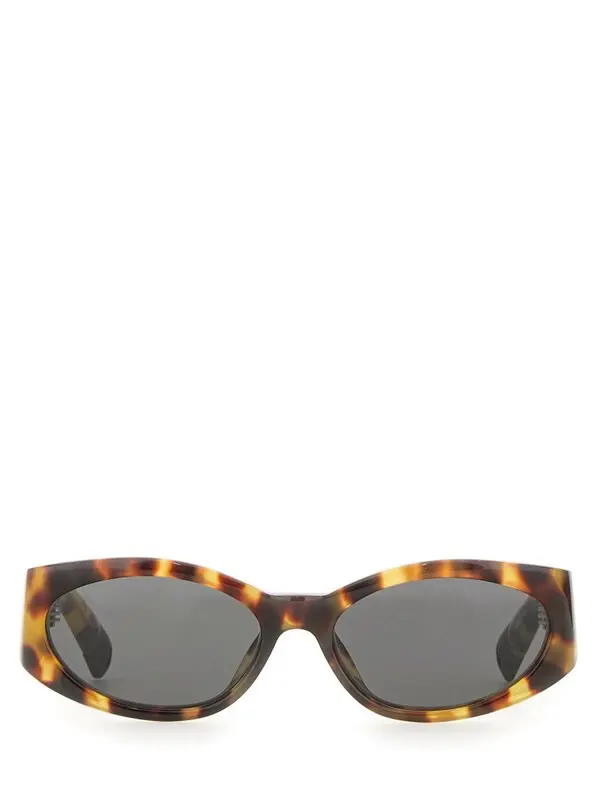 LINDA FARROW X JACQUEMUS Mini Oval Acetate Sunglasses - Multicolour