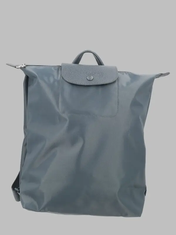 Longchamp Foldable Backpack With Top Handle - Grey