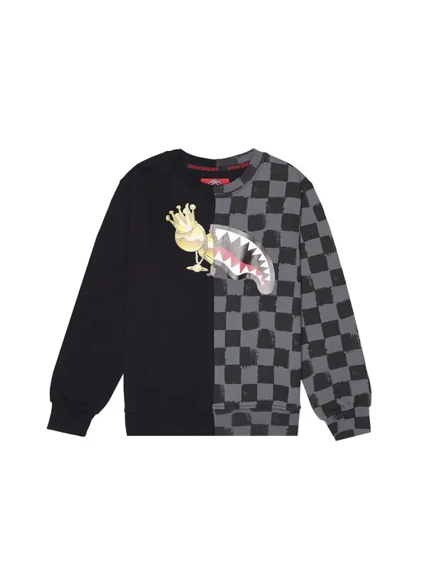 SPRAYGROUND Astromane Mini Split Crewneck Sweatshirt