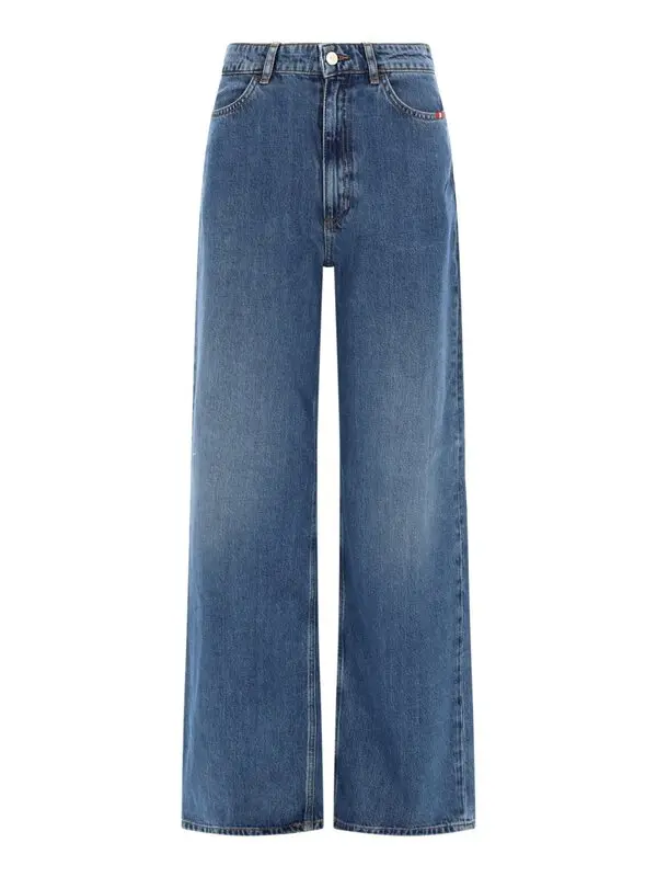 AMISH SUPPLIES Classic Wide Leg Jeans - Denim