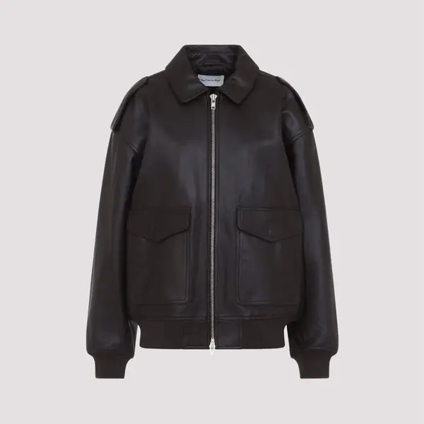 THE FRANKIE SHOP Viper Leather Jacket