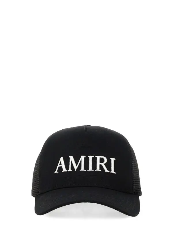 Amiri Core Logo Trucker Cap - Black