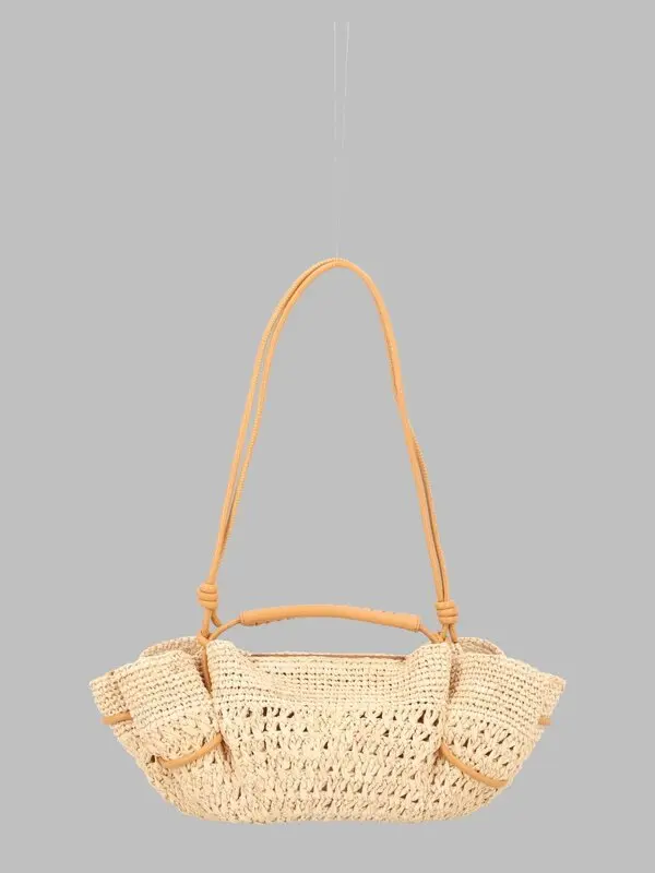 Hereu Mini Raffia Handbag - Beige