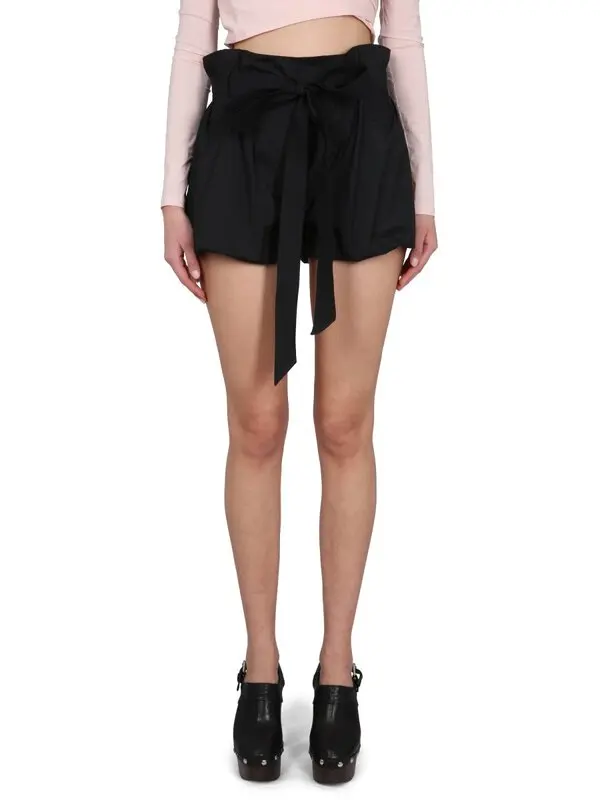 Philosophy Di Lorenzo Serafini Short With Bow Detail - Black