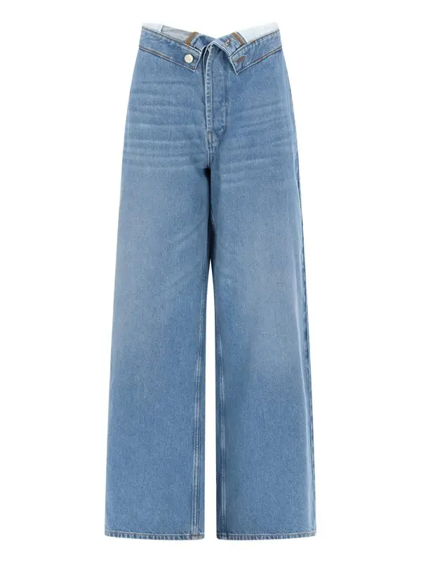 AMISH SUPPLIES Wide-leg Jeans - Denim