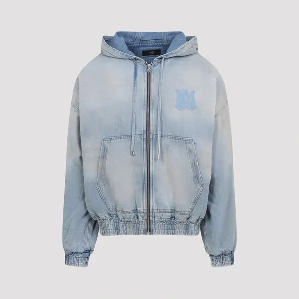 Amiri Ma Denim Zip Hoodie