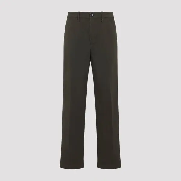 Dries Van Noten Pickerbys Cotton Pants - Green