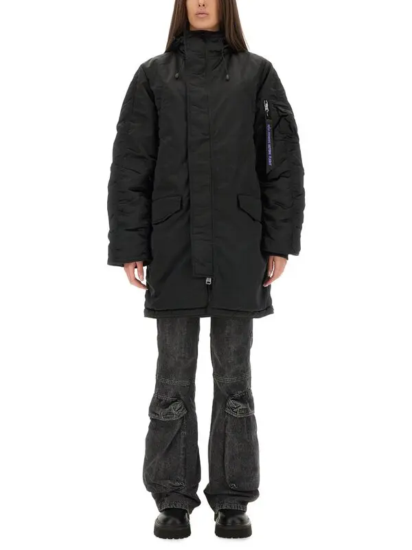 Alpha Industries N-3b Long Bomber Jacket