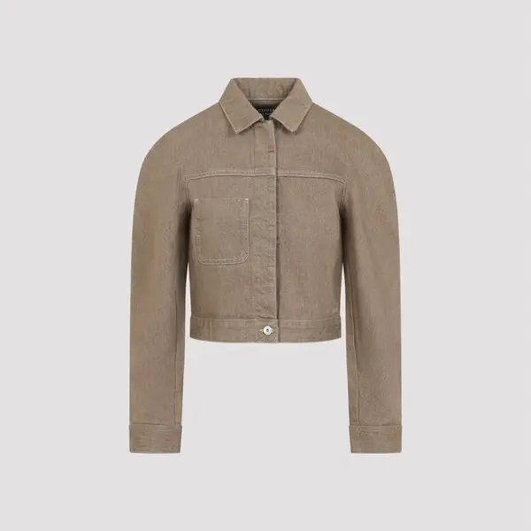 Jacquemus The Ovalo Cargo Jacket - Brown